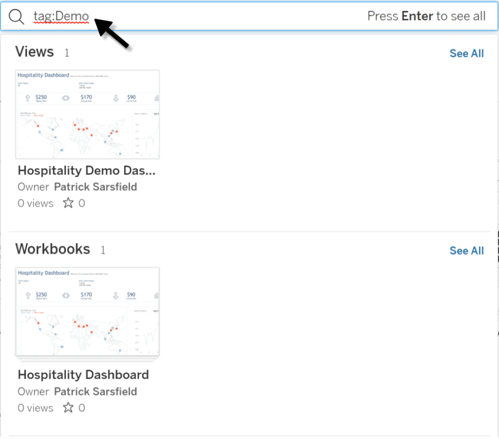 How to use Tags to Improve Searches on Tableau Server/Online - Lovelytics